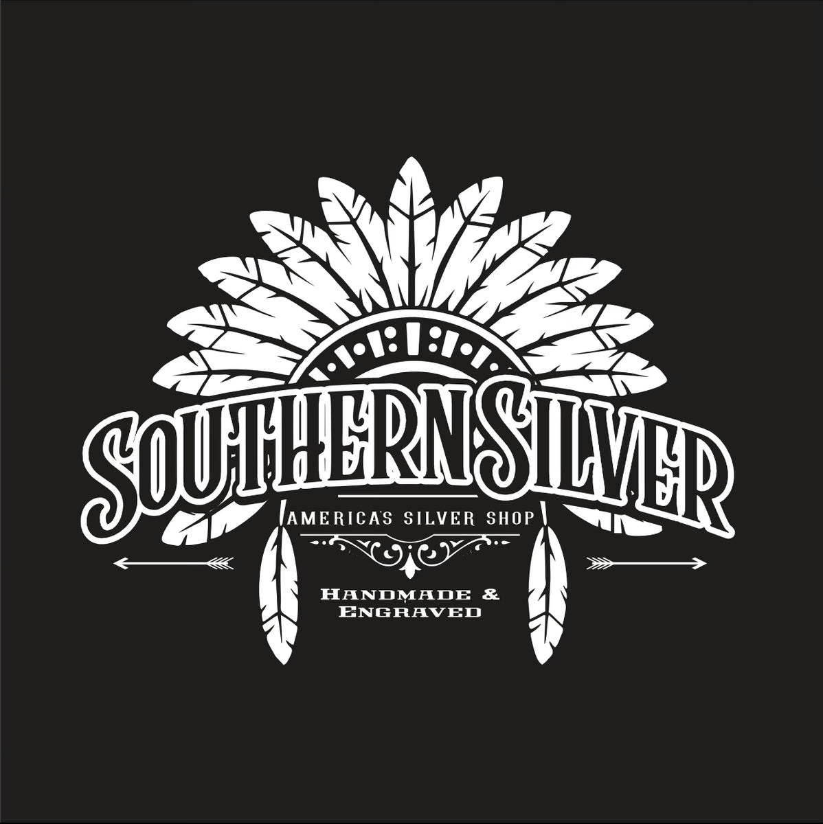 Headdress Logo Sticker – Southern Silver Company