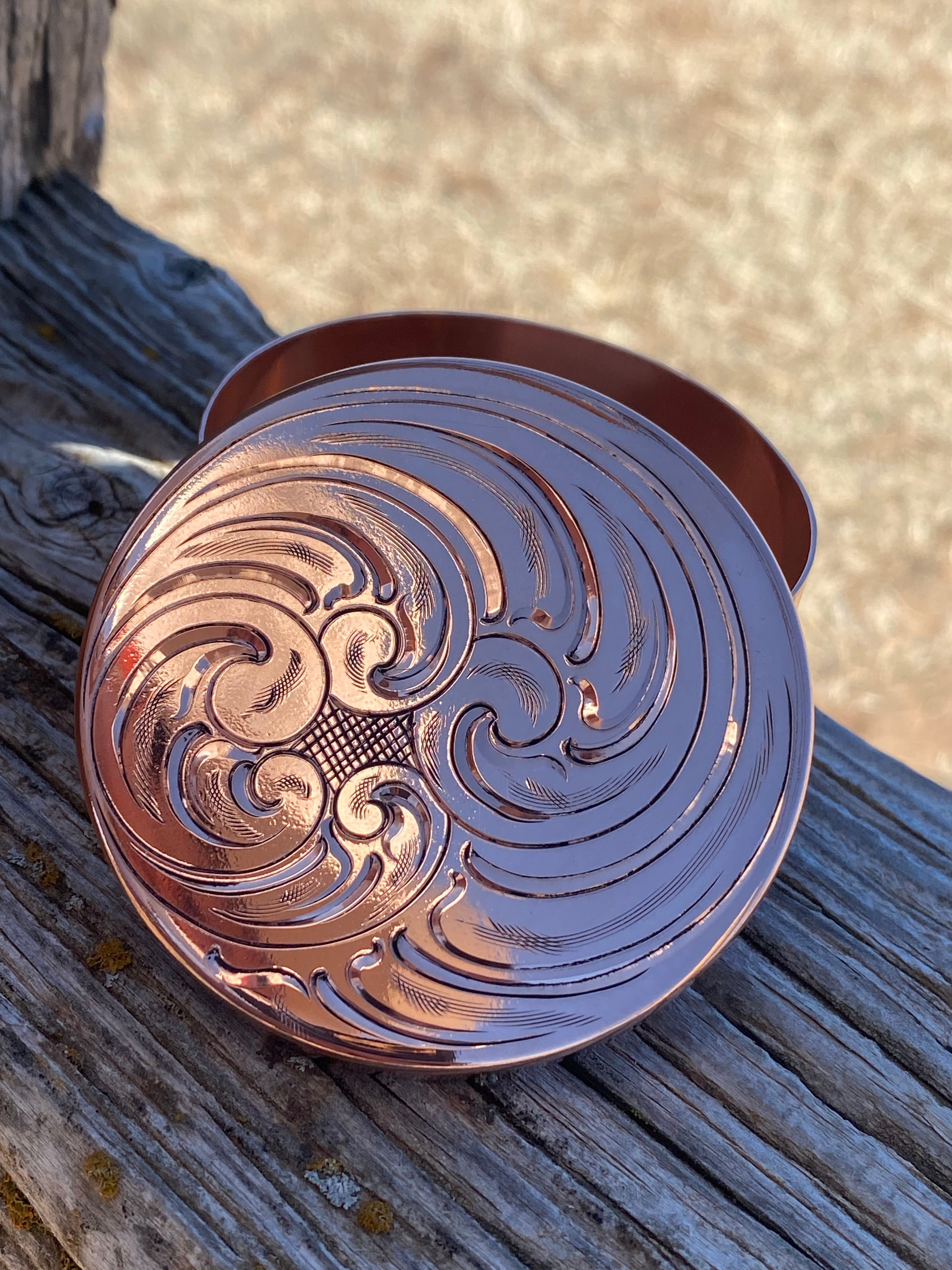 Copper Snuff Can