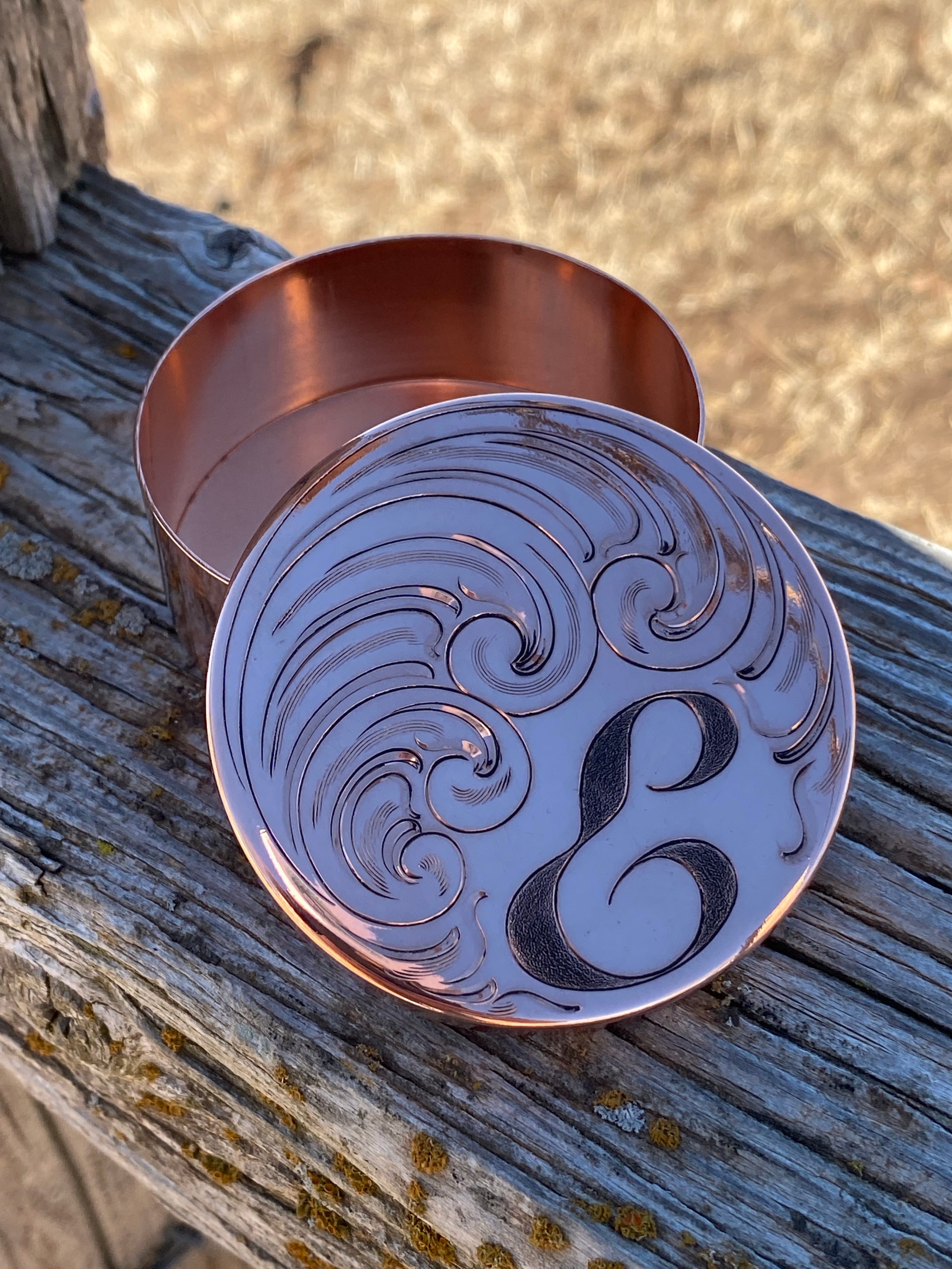 Copper Snuff Can