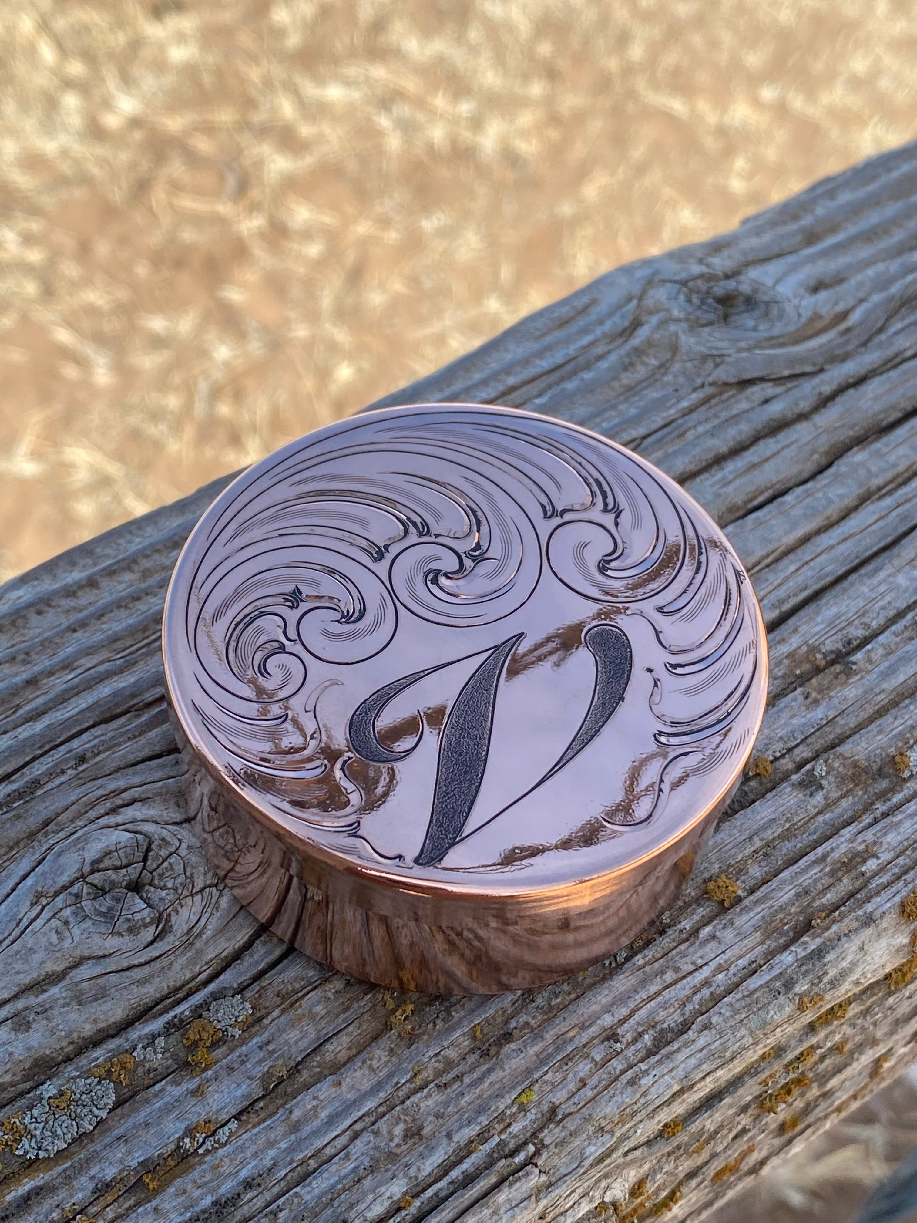 Copper Snuff Can